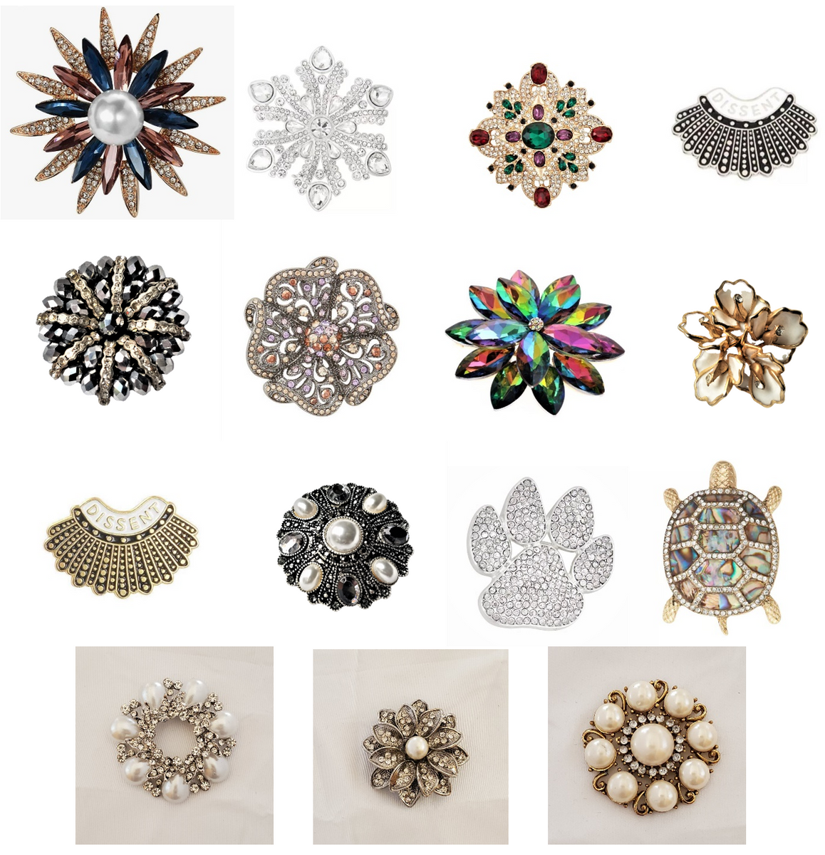 15 Beautiful Magnetic Brooches – QB's Magnetic Creations